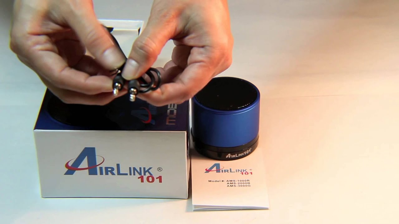 Airlink101 Bluetooth Speaker Unboxing - YouTube