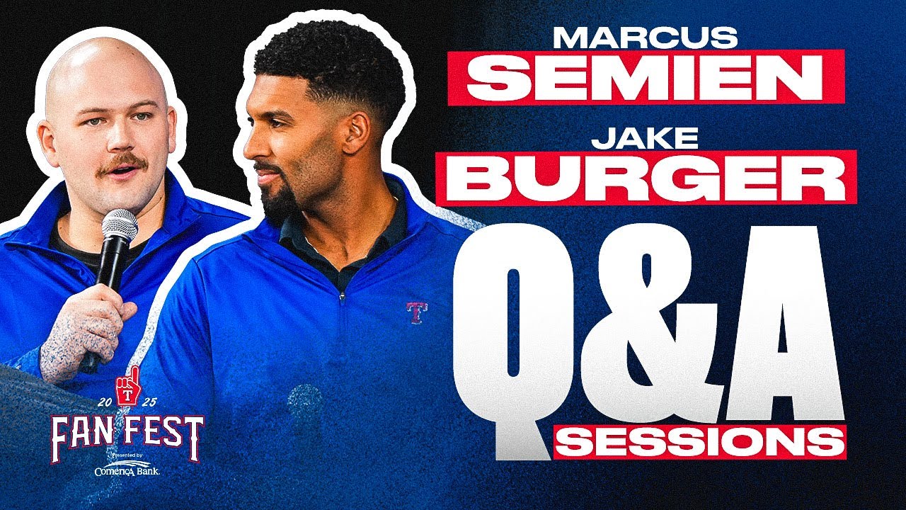 Marcus Semien & Jake Burger | Rangers Fan Fest Q&A - YouTube