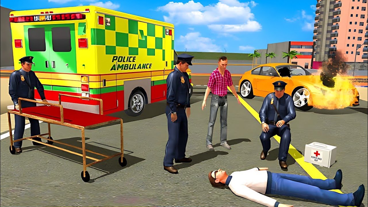 Ambulance game 3d 🚑 ambulance video 📸 ambulance wala 🙏 ambulance gadi 🦚 ...
