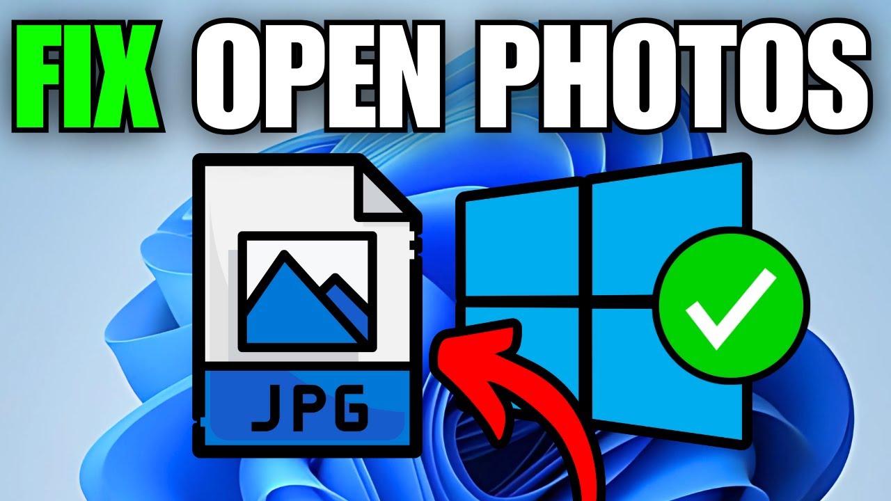 How To Fix Can't Open Photos on Windows 11 - YouTube