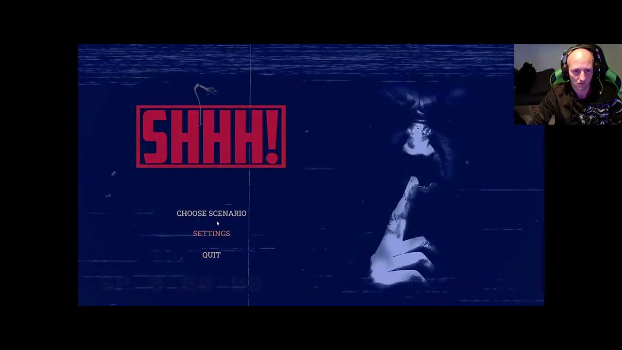 Playing a new horror game "SHHH!" - YouTube