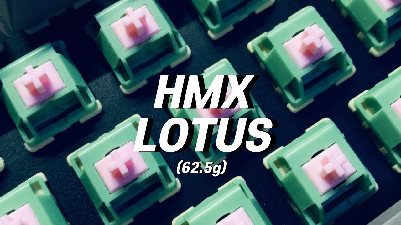 NEO65 HMX LOTUS(62.5g)Linear Switch Typing Sound - YouTube