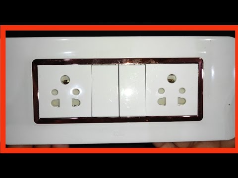 2 Socket 2 Switch Connection | Extension board #electric #wiring # ...
