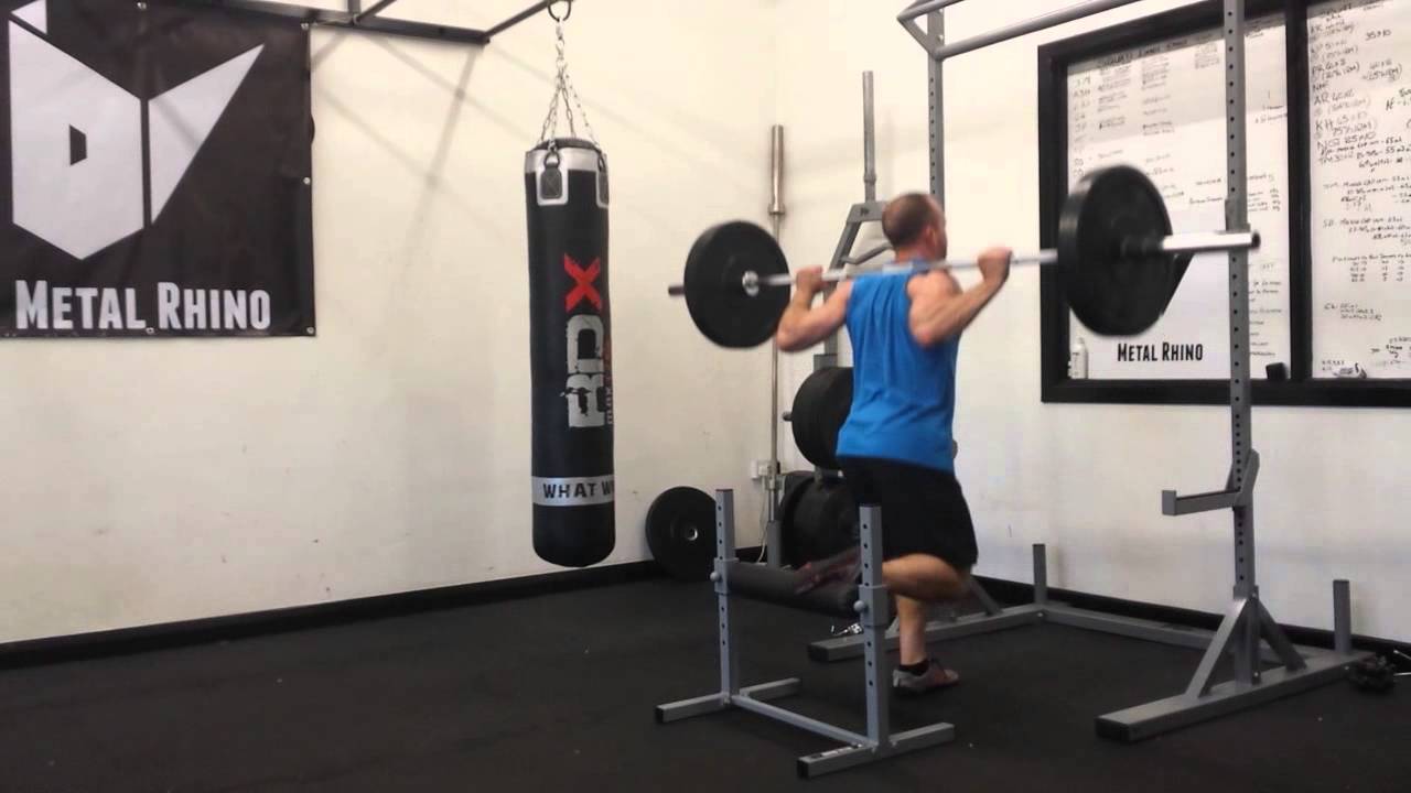 Metal Rhino Adjustable Single-Leg Squat Stand - YouTube