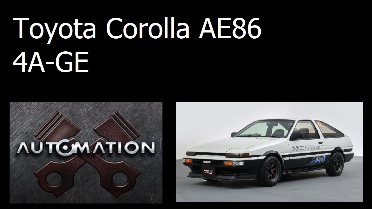 Automation - Building the 4A-GE from the Toyota Corolla AE86 - YouTube