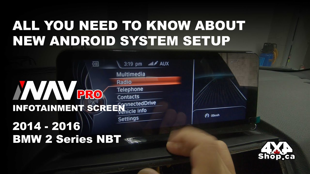 STEP BY STEP 2014 - 2016 BMW 2 Series F22 NBT iNAV Pro INFOTAINMENT ...