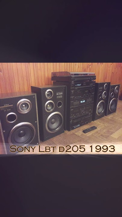 Sony Lbt d205 Minicomponente HI-FI 1993 #music #retro #vintage #musica ...