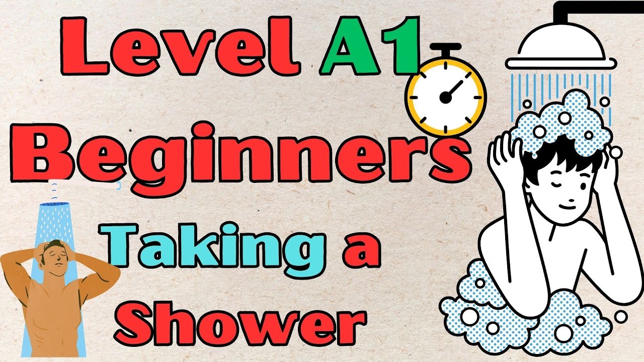 Taking a Shower Carol's Morning Routine - ⭐ Level A1 Beginners ...