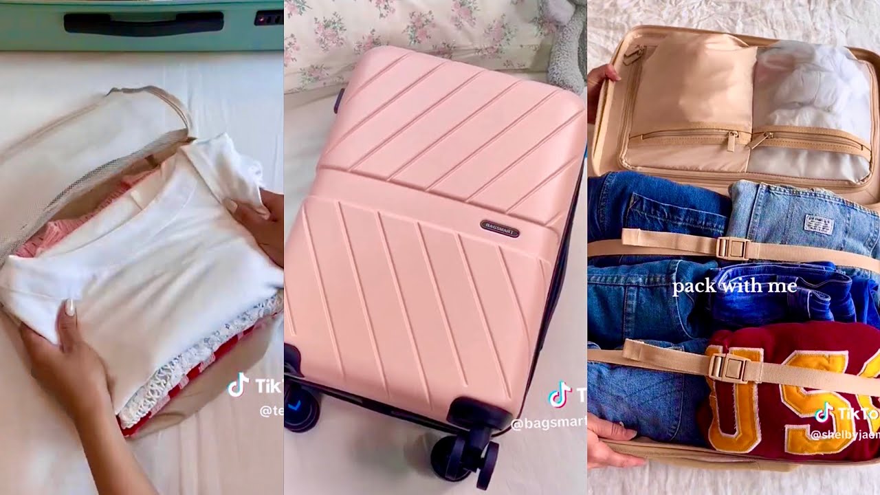 Travel Bag Packing Organizing TikTok Compilation - YouTube