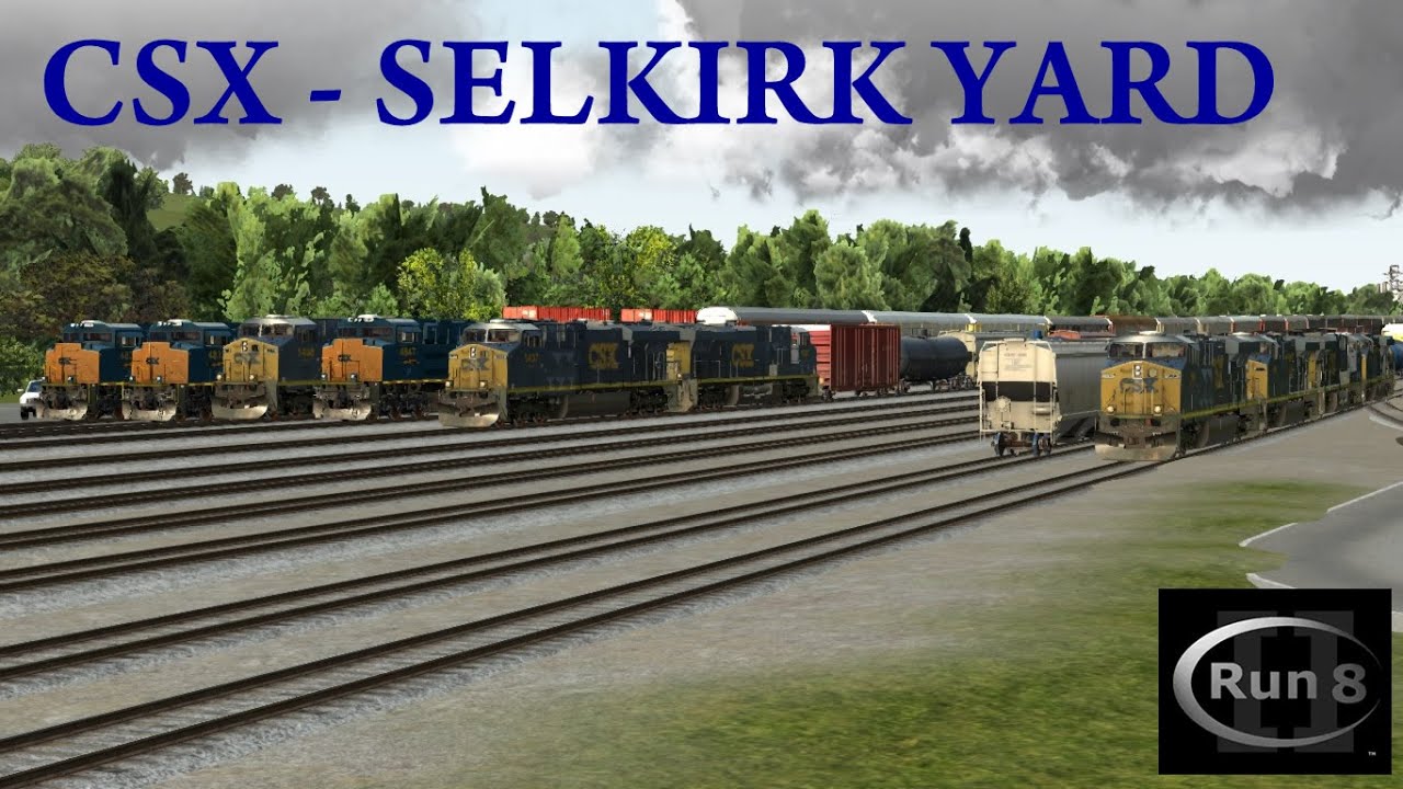 Run 8 : CSX Selkirk Yard - YouTube
