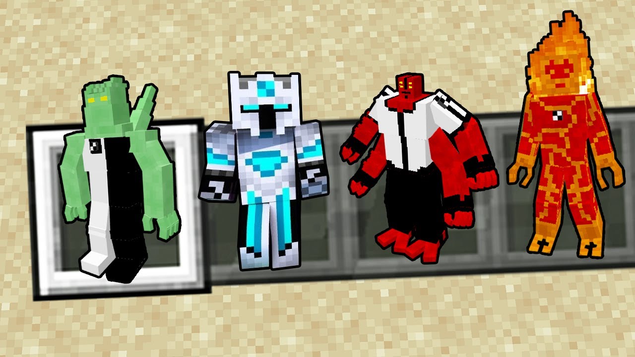 SERAM!!! 18 BEN 10 DARI SELURUH PENJURU DUNIA MINECRAFT!!! ADA ULTRAMAN ...