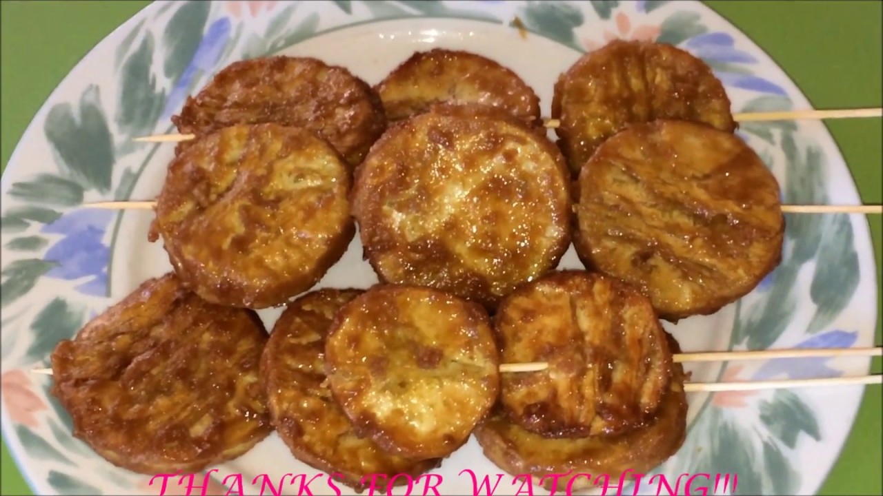 How to cook KAMOTE QUE(Caramelized Sweet Potato)my version/Filipina ...