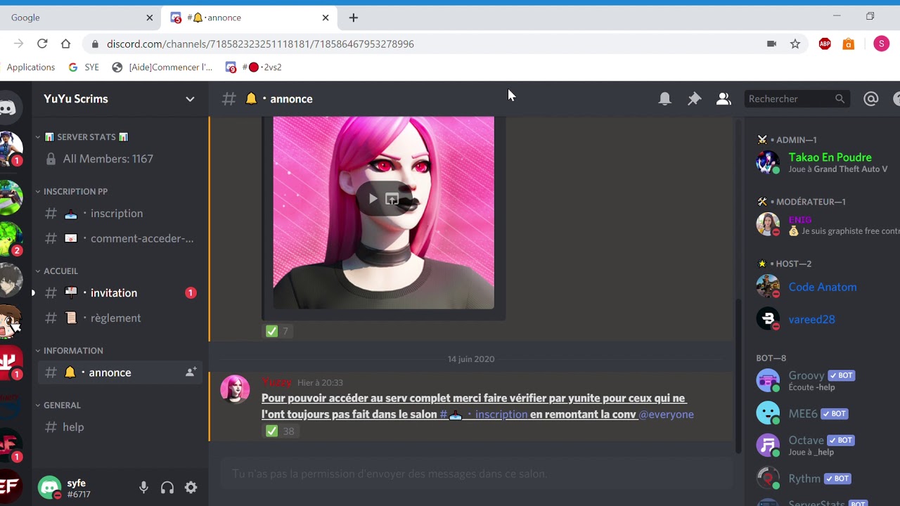 Discord Google Chrome 2020 06 15 12 44 53 - YouTube