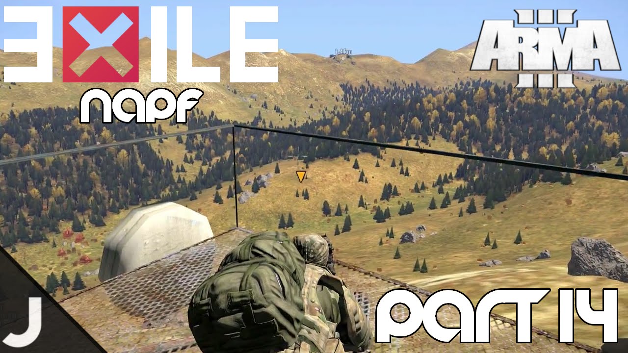 ArmA 3: Exile Mod Napf - Part 14 - 1,400m Shot....Fail! - YouTube
