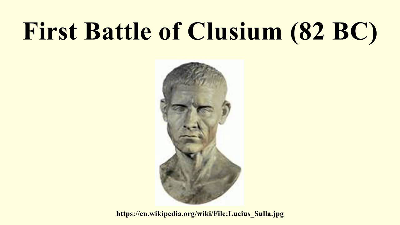 First Battle of Clusium (82 BC) - YouTube