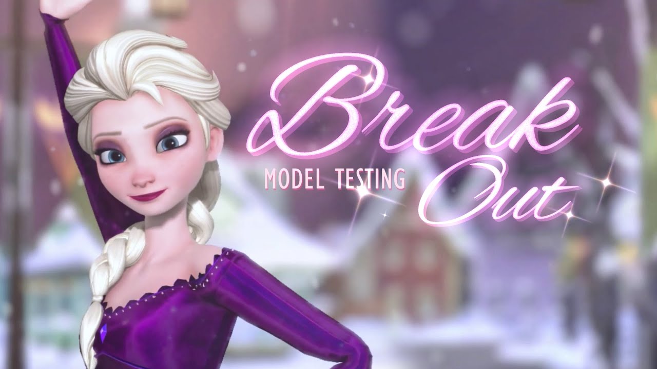 Night Gown Elsa ( KH3 ) - Model Testing - BREAK OUT - YouTube