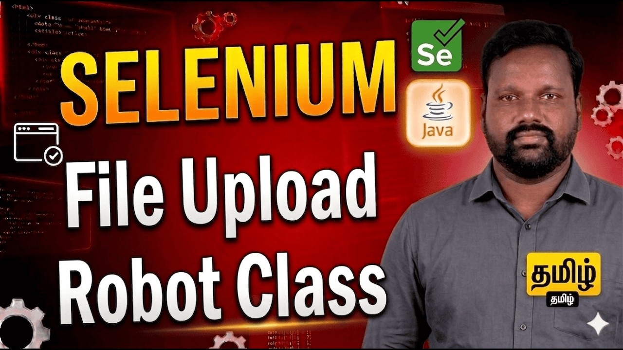 How to Upload Files Using Robot Class in Selenium WebDriver | Real-Time ...