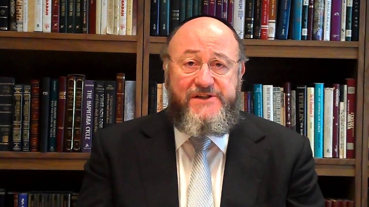 Chief Rabbi's Message of Support - YouTube