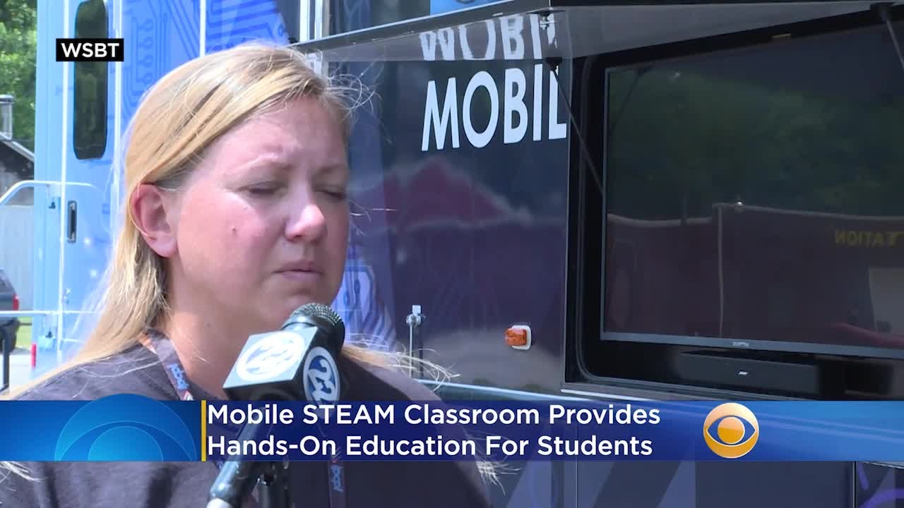 Mobile STEAM Classroom Provides Hands-On Education For Students - YouTube