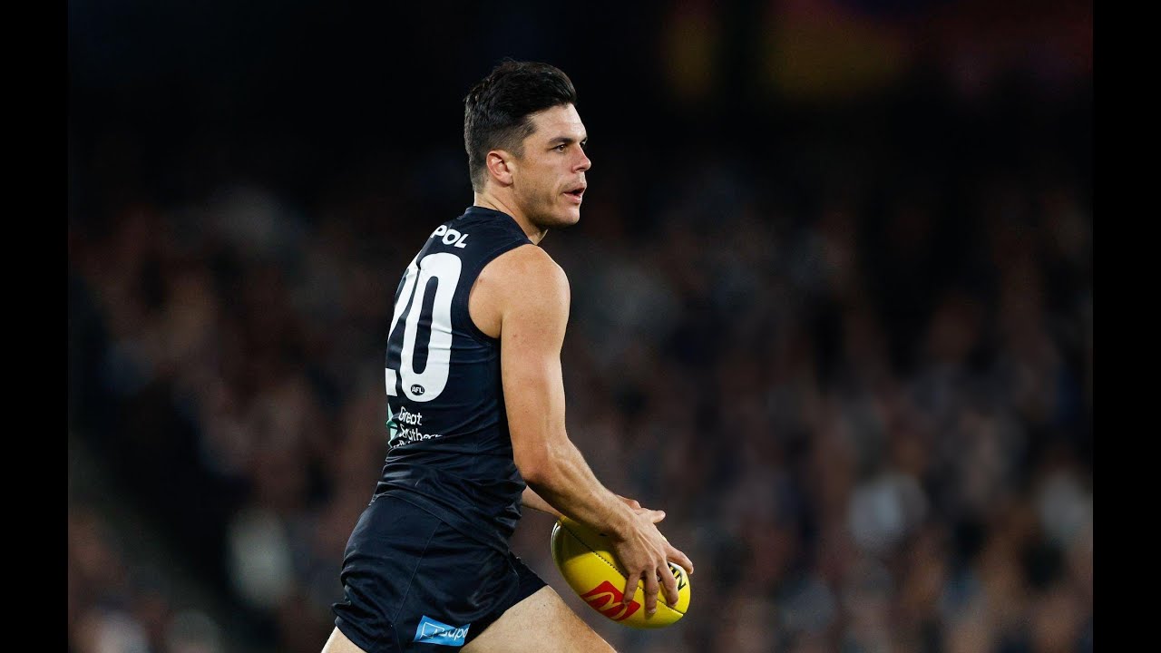 Elijah Hollands - AFL 2024 Round 5 Highlights - Carlton vs Adelaide ...