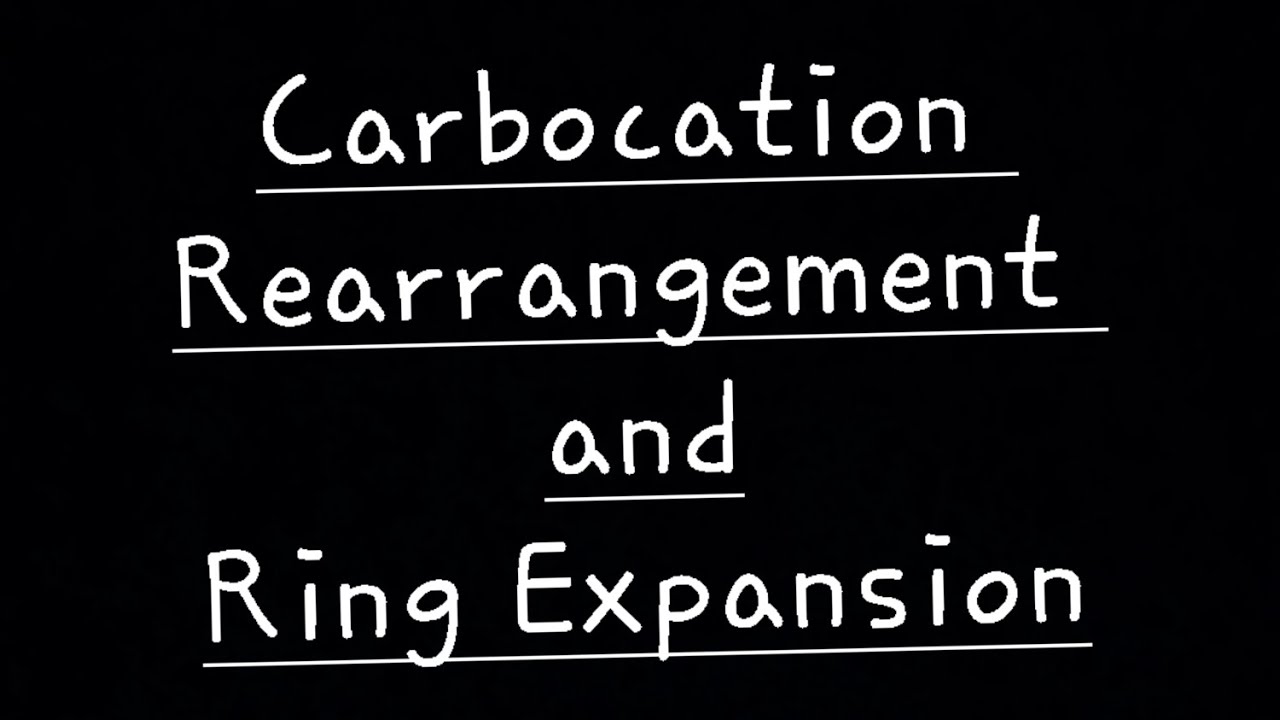 Ring expansion...| and Carbocation rearrangement remaining..! #2 - YouTube