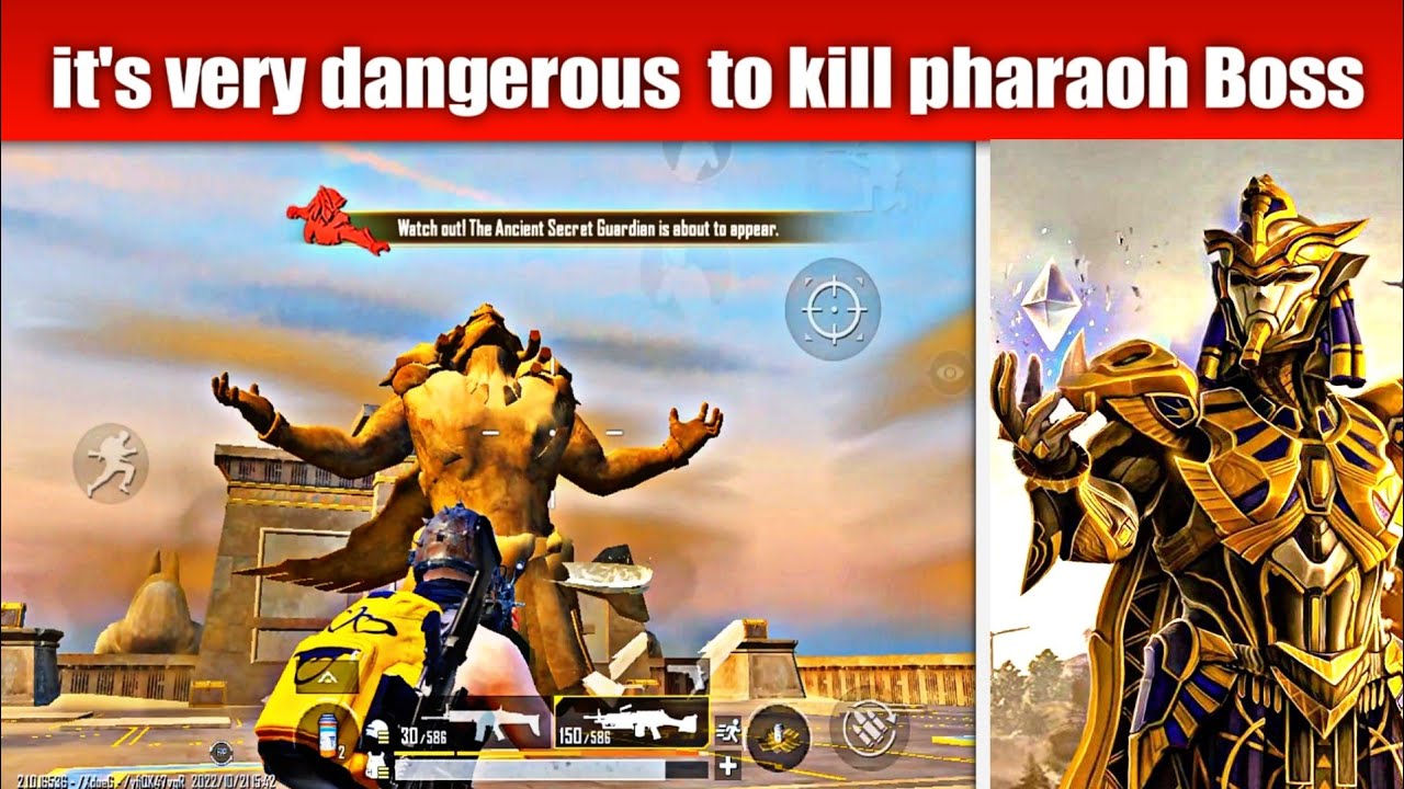 it's hard to kill pharaoh Boss Pubg pharaoh kill bgmi game new mode ...