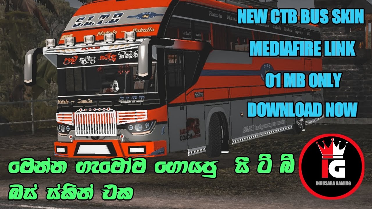 ||NEW CTB BUS SKIN||මෙන්න හැමෝම හොයපු සී ටී බී බස් ස්කින් එක|| NO PW ...