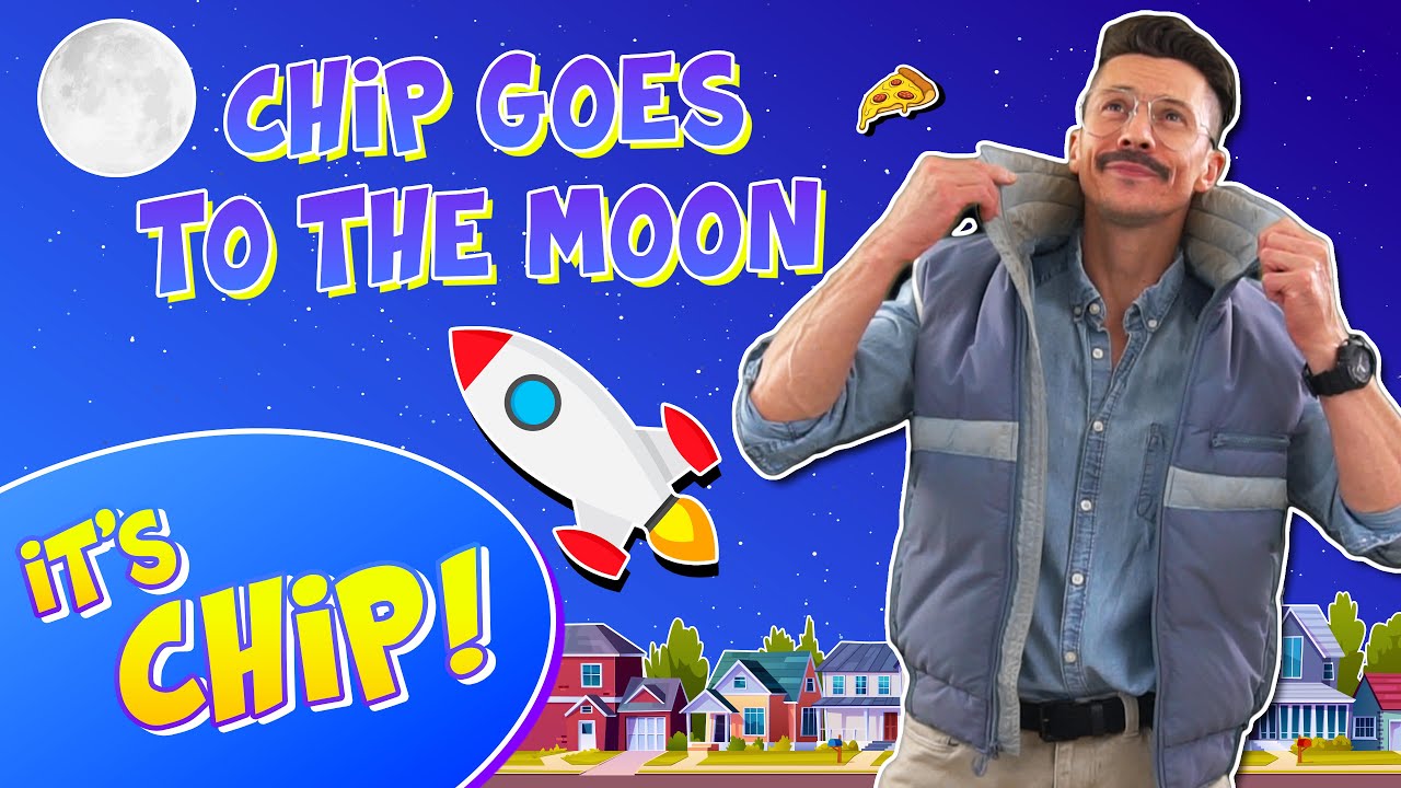 Chip Goes To The Moon - Toddler And Preschool Kids Fun Learning - YouTube