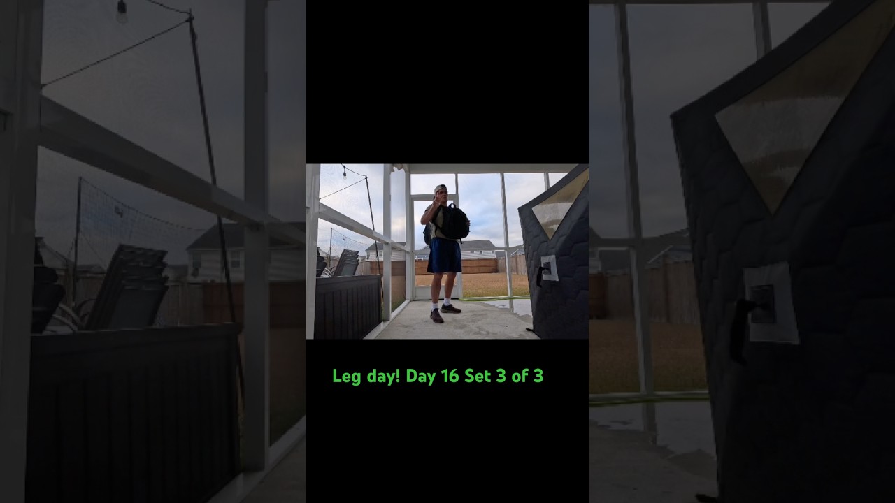 Leg day! Day 16! Set 3 of 3! Squatting 267 pounds! How’s my form ...
