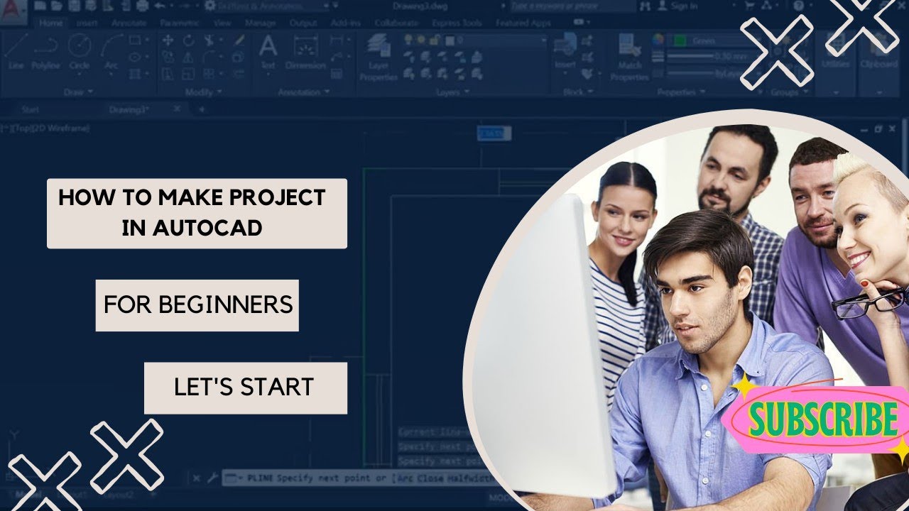 How To Make Residential Project Plan In AutoCAD II AutoCAD Tutorial II ...