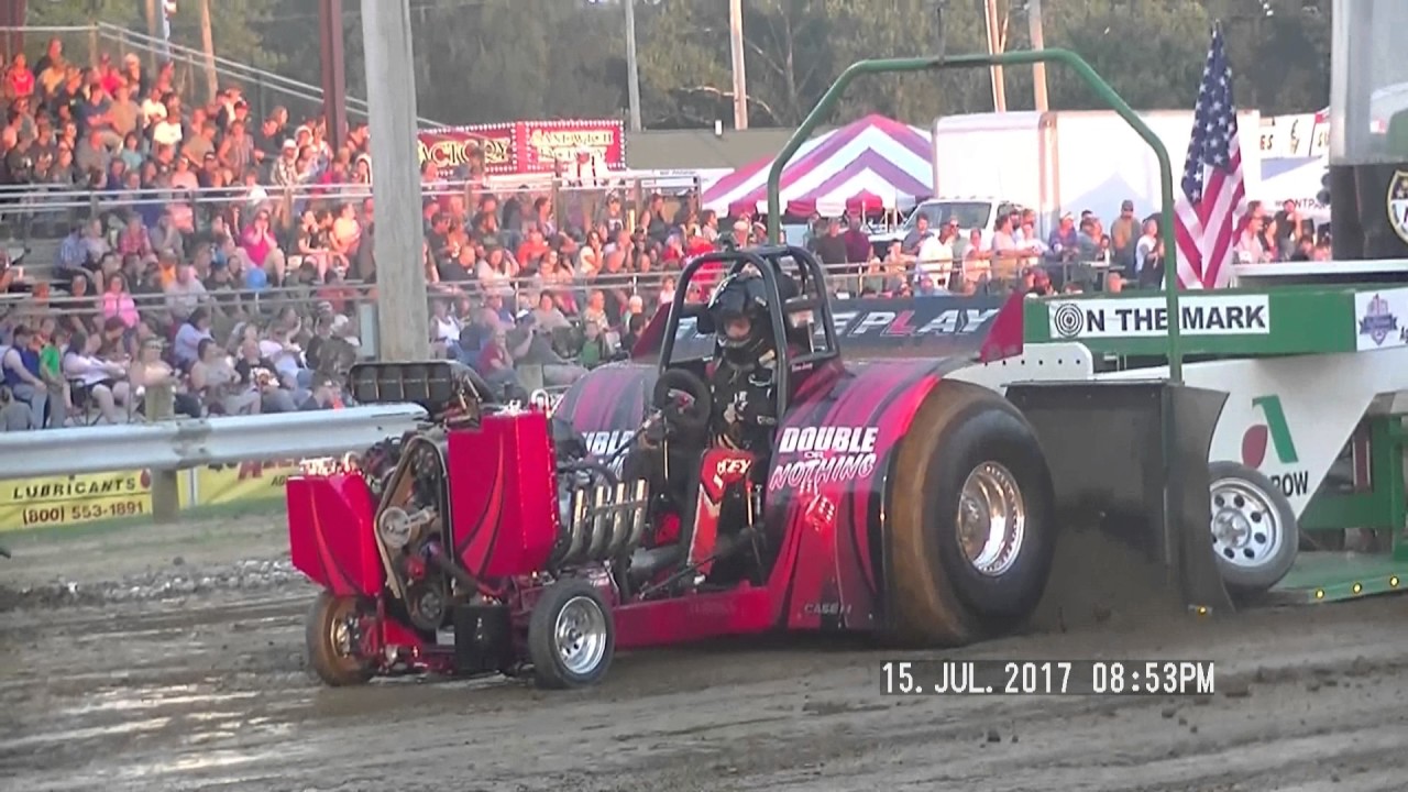 MINI MODIFIED TRACTORS NTPA EVENT CLINTON COUNTY, OHIO FAIR PULL JULY ...