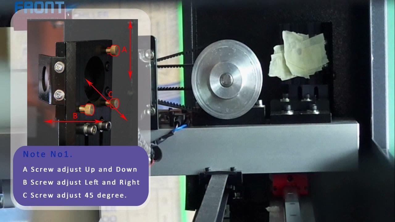 Laser Cutting Machine Installation Part III, Laser Beam Alignment ...