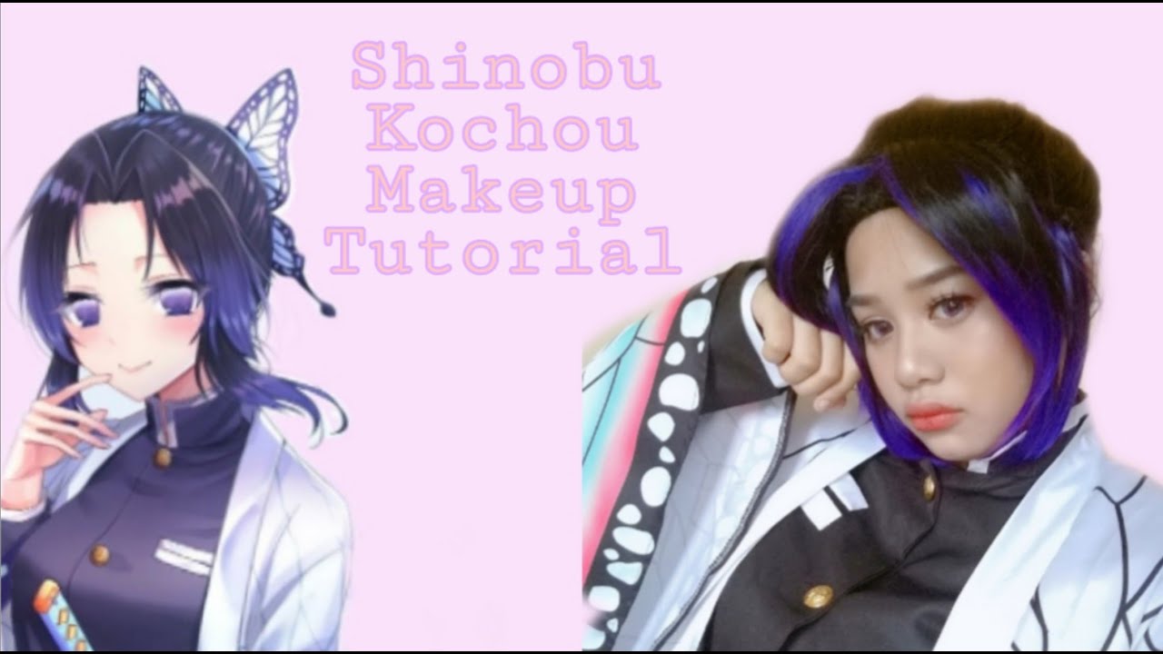 Shinobu Kochou Makeup Tutorial - YouTube