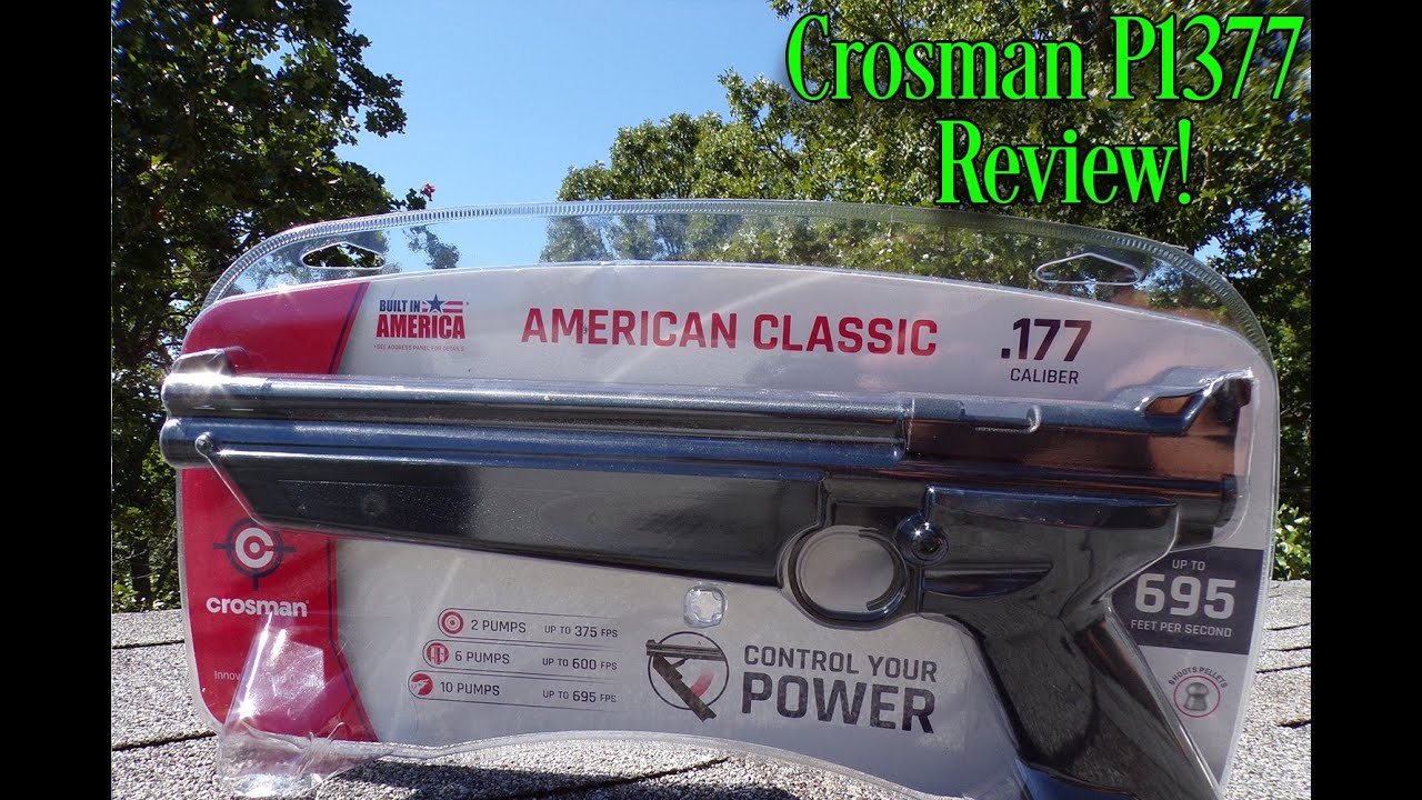Crosman P1377 Pistol Review! - YouTube