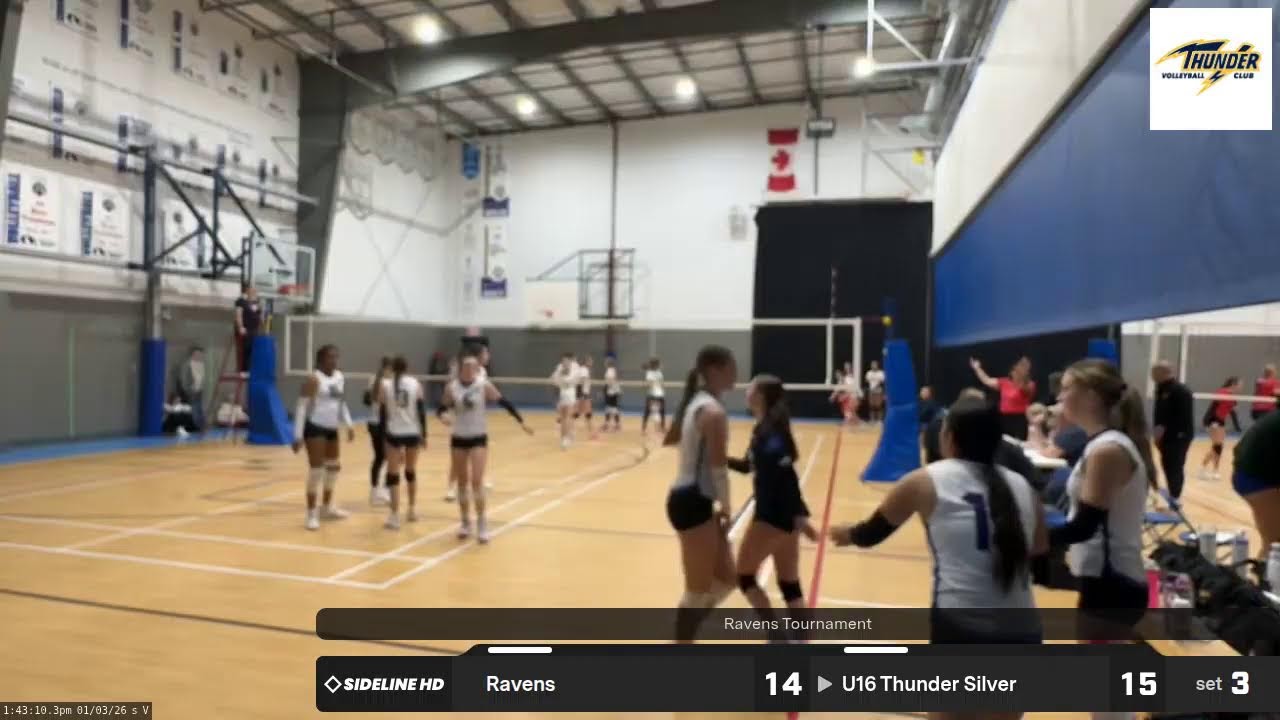 U16 Thunder Silver vs. Ravens (2026.01.03) - YouTube