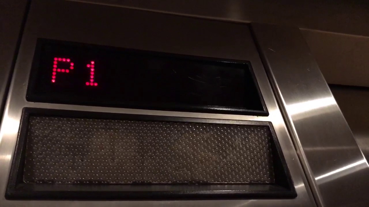 Weird Dover elevators at The offices at Promenade Gateway in Santa ...