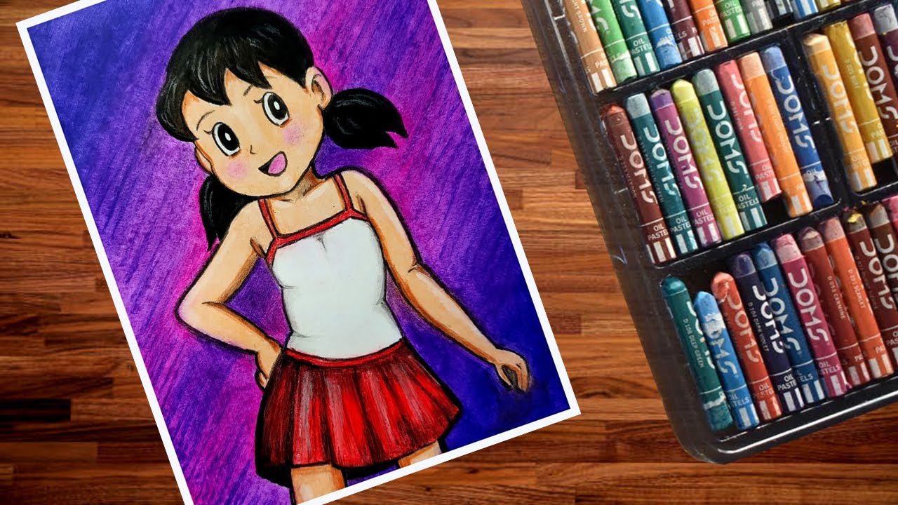 How to Draw Shizuka | Step By Step | Shizuka Minamoto Drawing | Oil ...