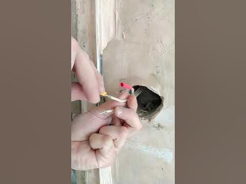штукатурка, подготовка под электрику - YouTube