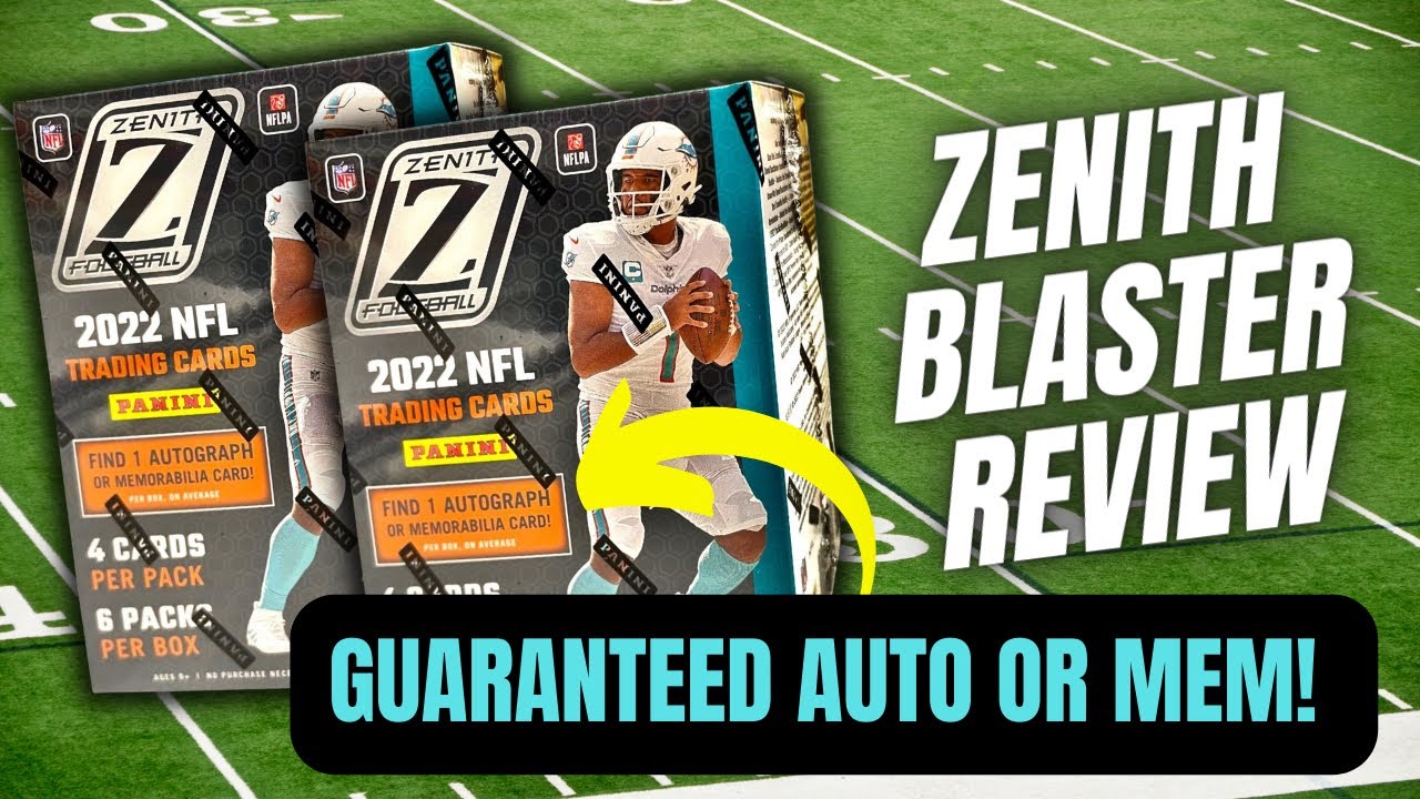 We hit a ROOKIE AUTOGRAPH! (Best blaster value of 2022?) - 2022 Zenith ...