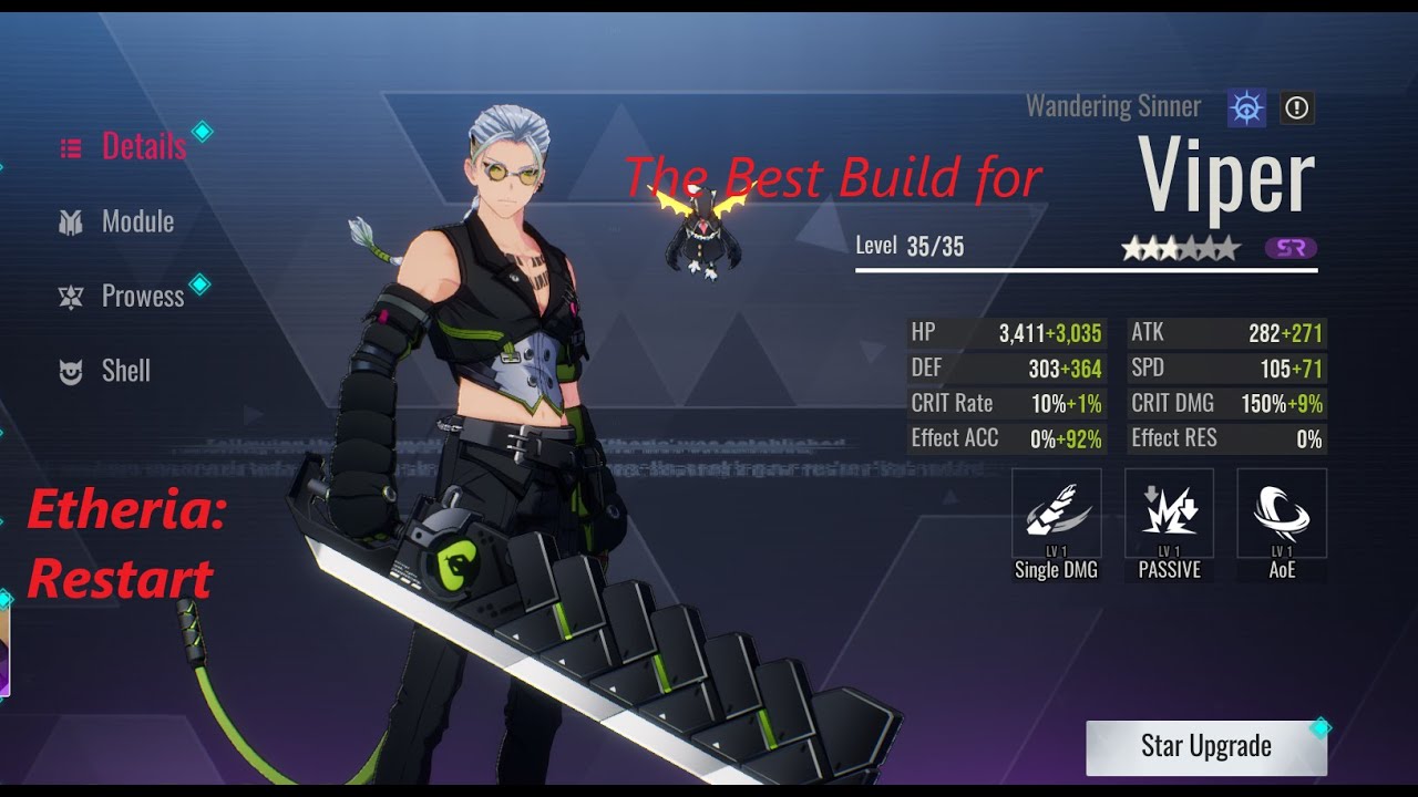 The Best build for Viper. Etheria: Restart - YouTube