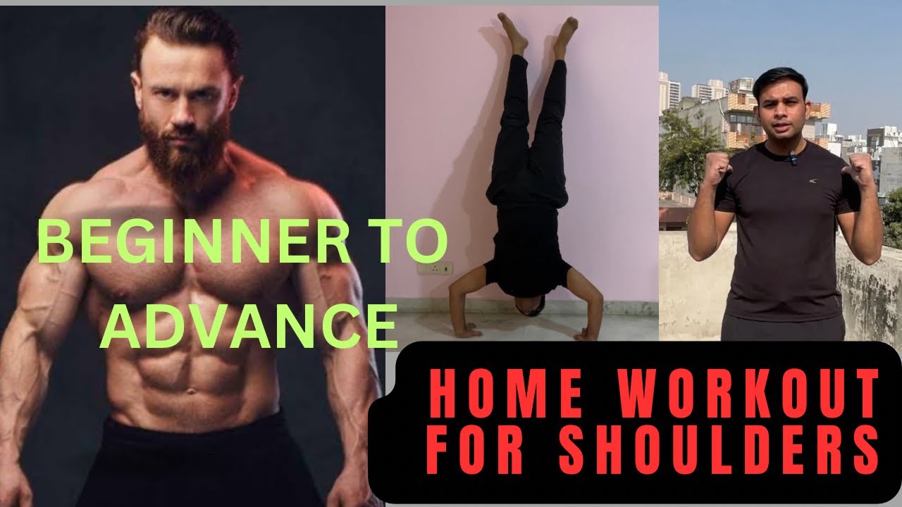Effective Home Workout For Shoulders | Beginner to Advance Level - YouTube