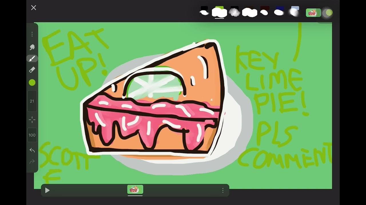 Key lime pie! Pls Scott this took me 6 mins pls comment! #scottfrenzel - YouTube