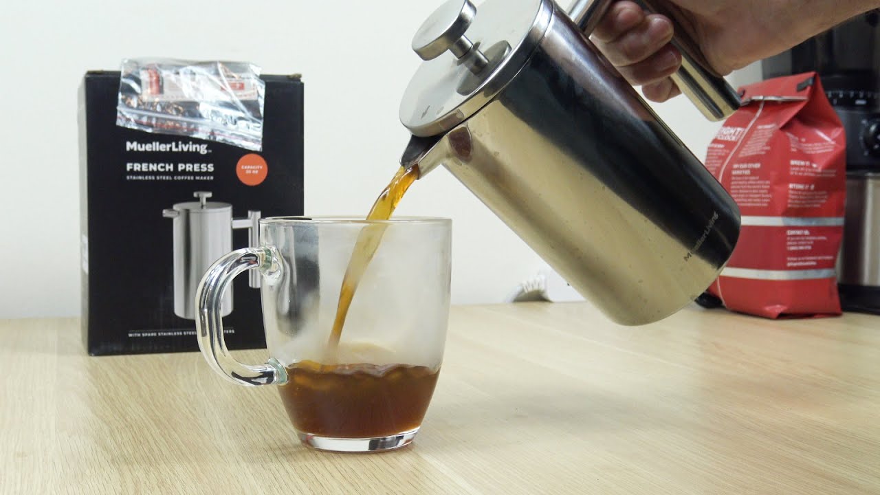 Mueller Living French Press - How to Use Demo - YouTube
