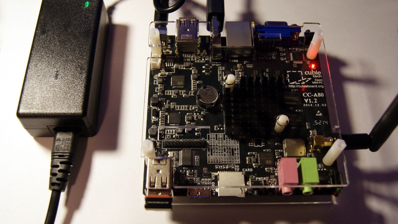 Cubieboard 4 CC-A80 / Android - YouTube