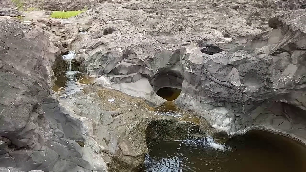 Natural potholes - YouTube