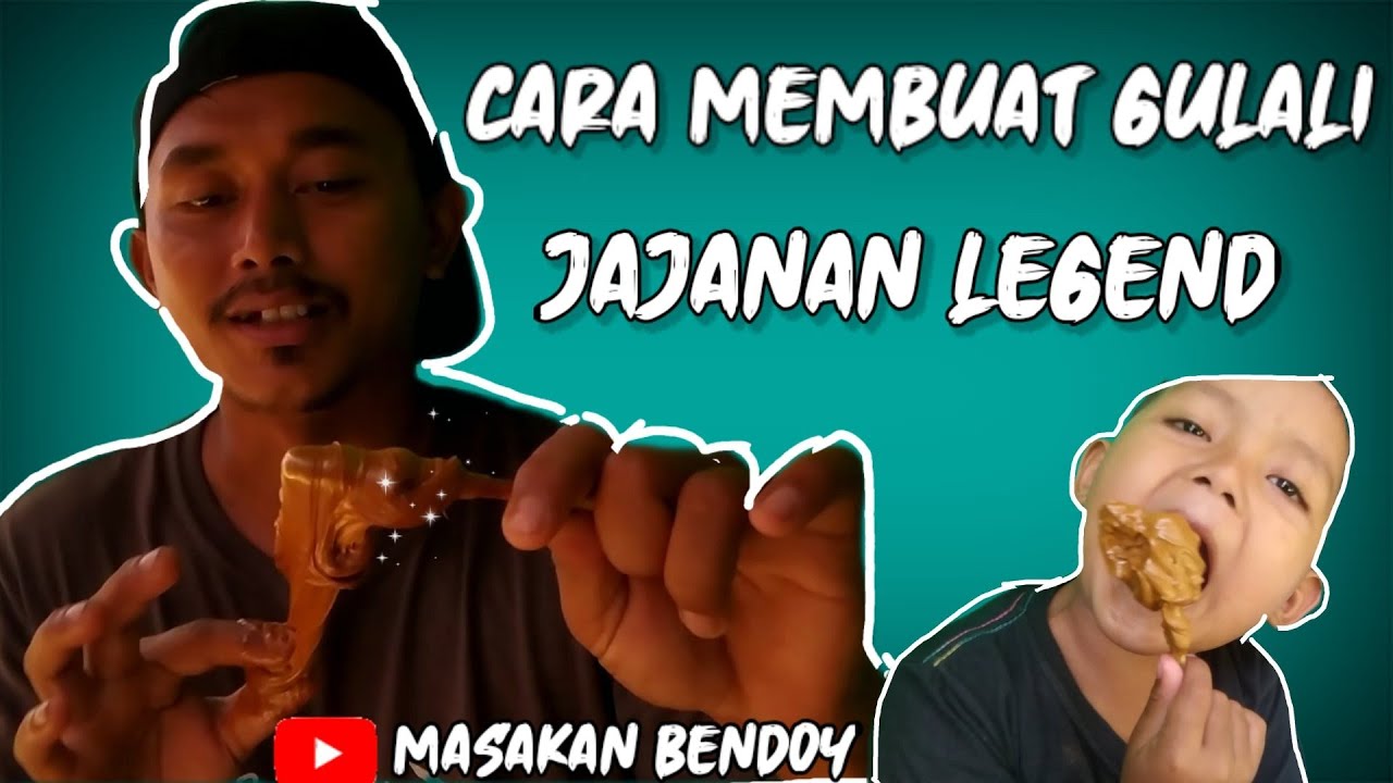 Cara buat gulali gula aren#jajanan legend - YouTube