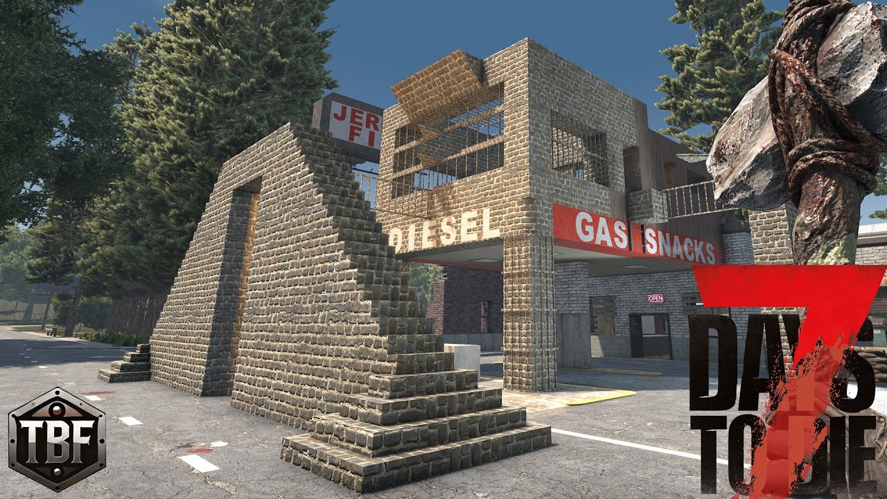 The horde base is amazing! First playthrough of 7 DAYS TO DIE 1.0 EXP ...