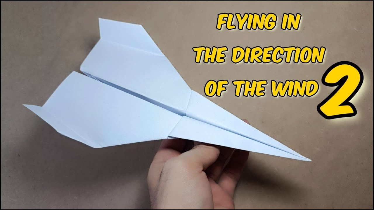 How to make a long-range paper drone that can fly in windy conditions ...