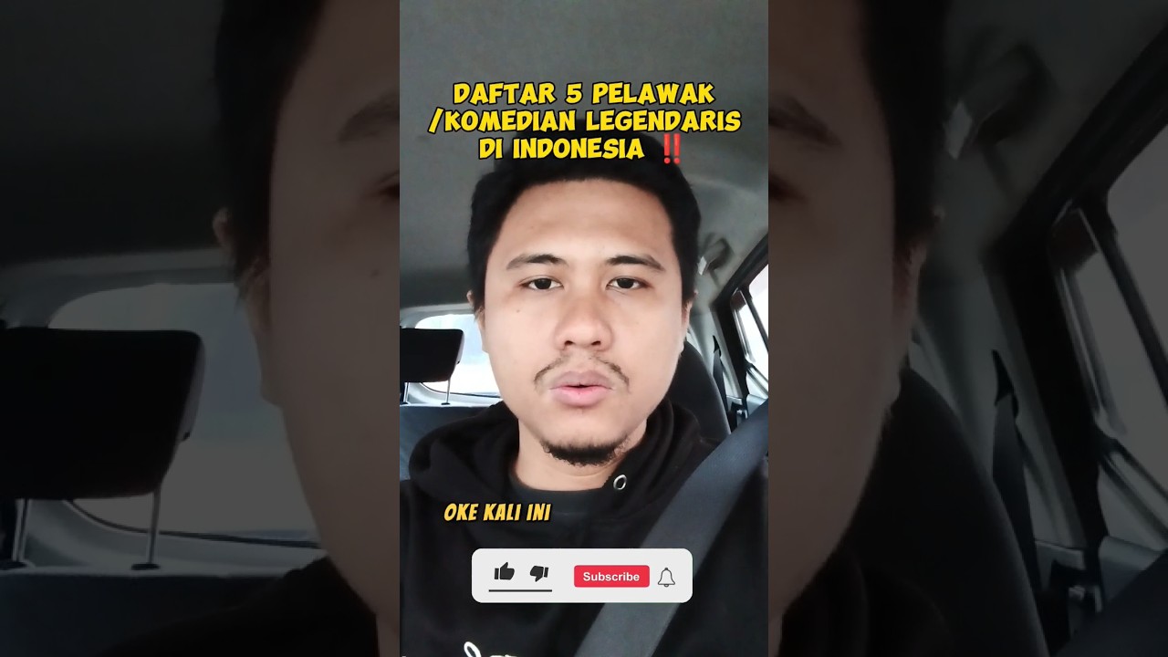 DAFTAR 5 PELAWAK/KOMEDIAN LEGENDARIS DI INDONESIA ‼️#fyi #fypyoutube # ...