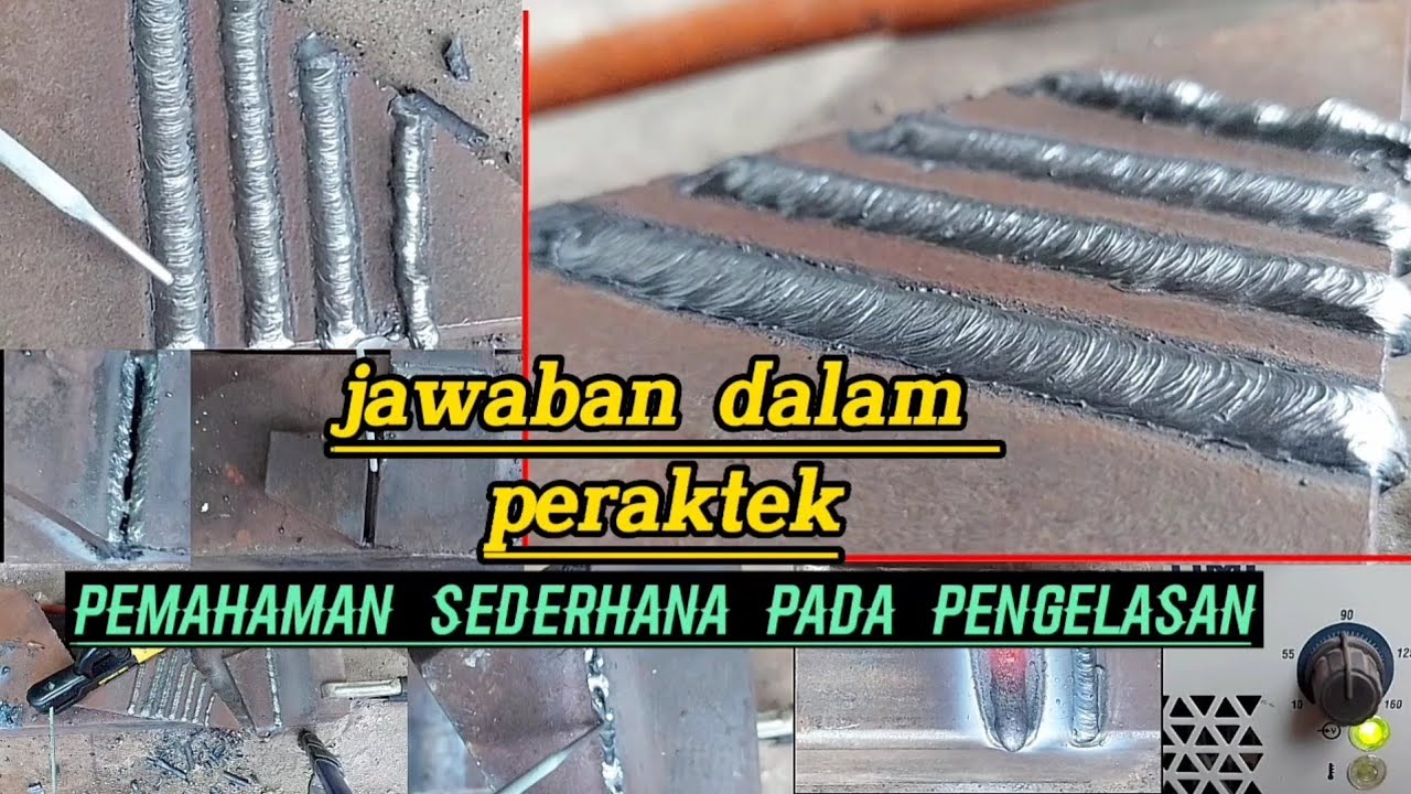 👉ATUR AMPER|las jarak renggang|ALUR KOPONG|stang las panas|hasil lasan ...